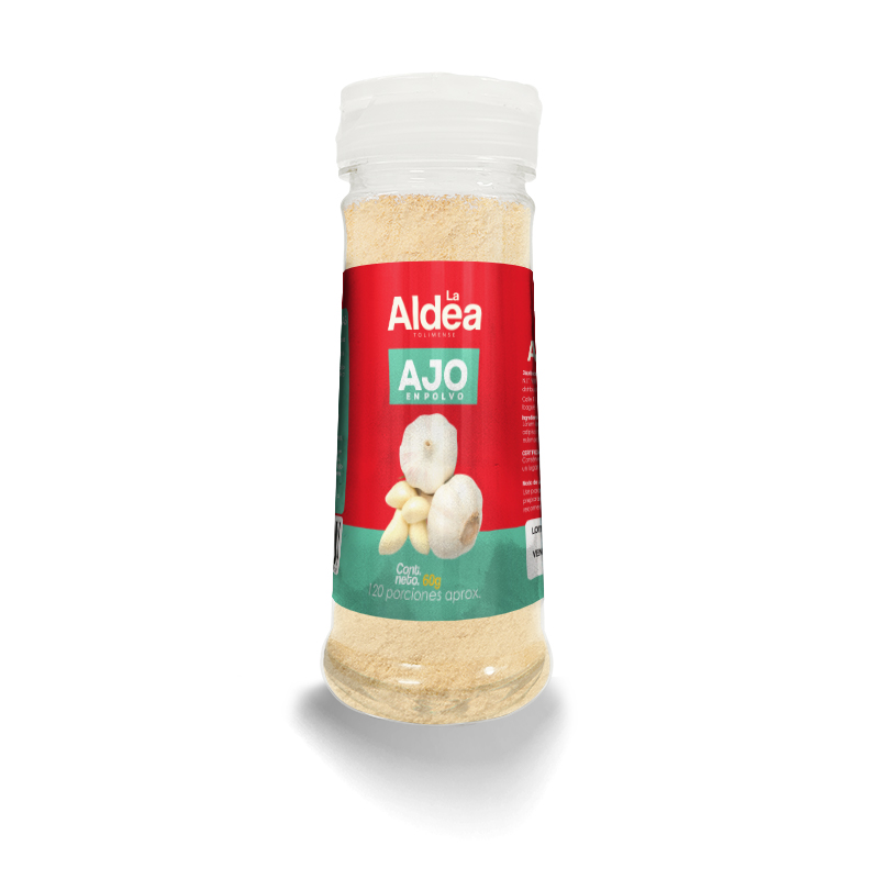 Ajo en Polvo 60g en Pet – La Aldea